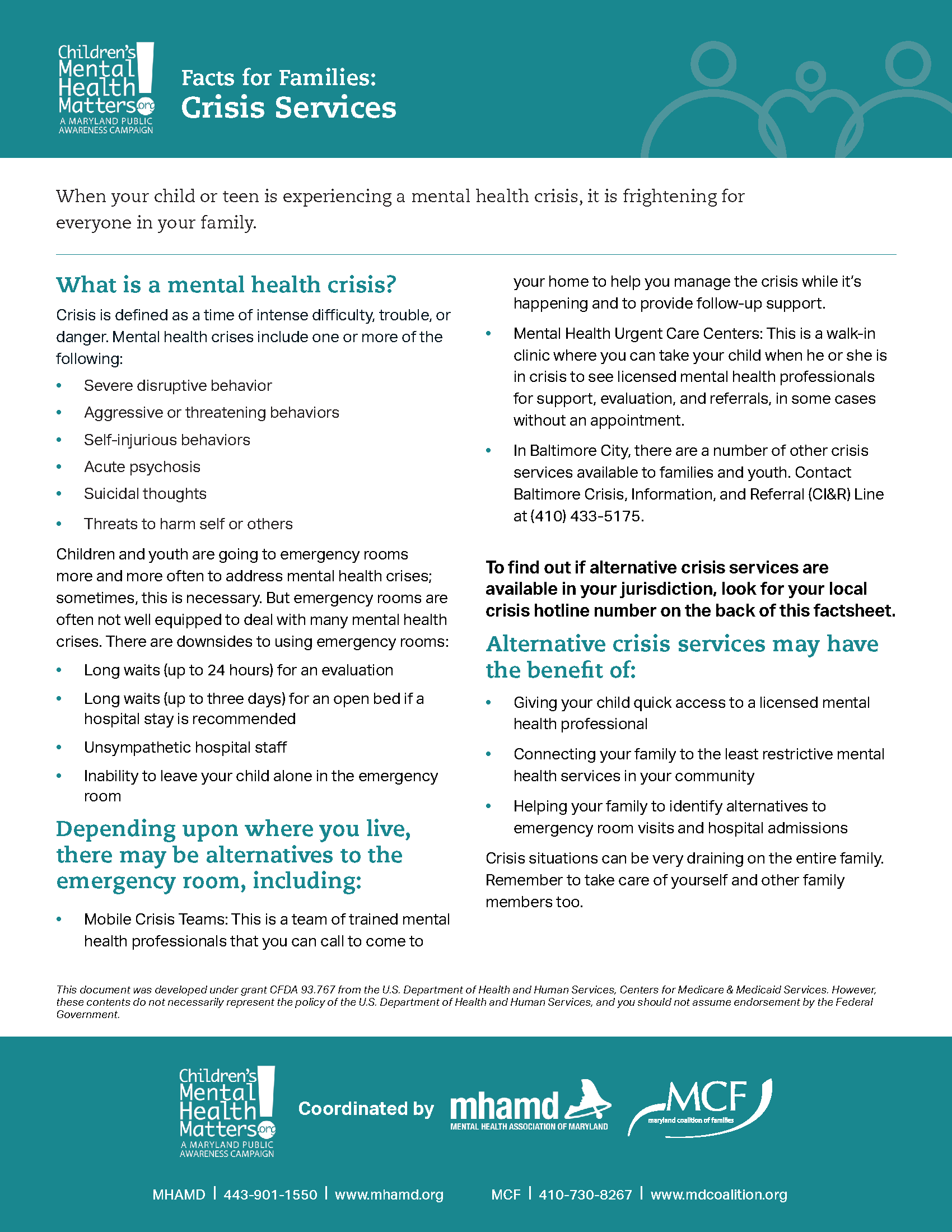 Resource Library - Children's Mental Health Matters